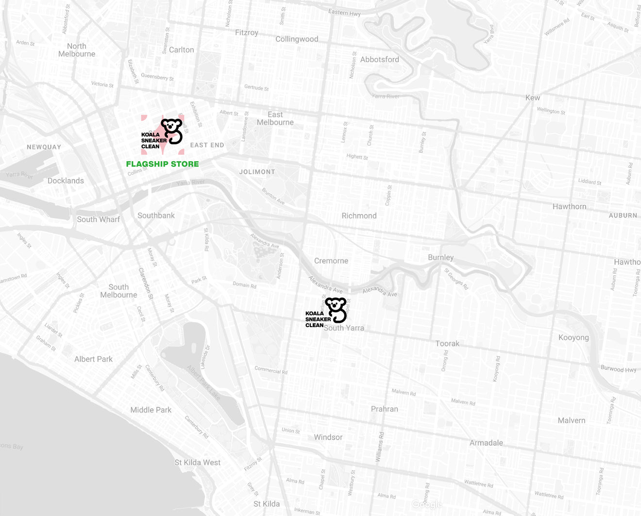 Locations – Koala Sneaker Clean